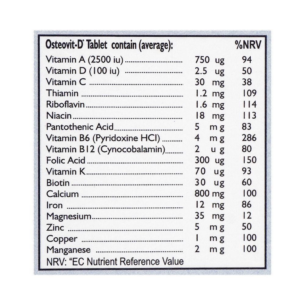 Buy Nutra Zone Healthcare Osteovit-D Tablet Online at Special Price in ...