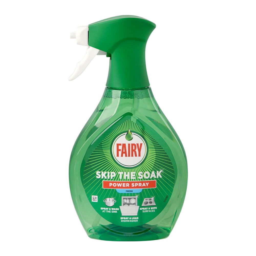 Fairy Skip The Soak Power Spray Fresh 650ml, Trigger