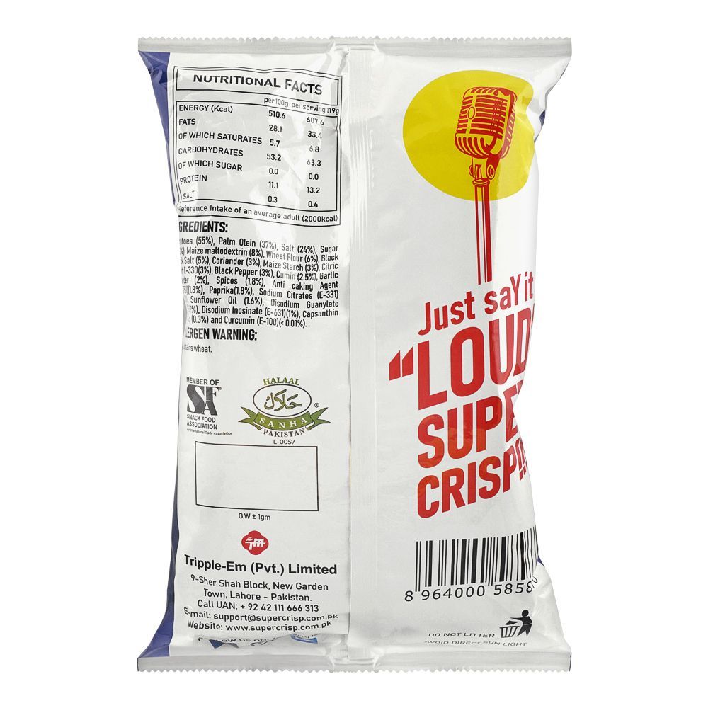 Buy Super Crisp Masala Crinkled Chips, 113g Online at Best Price in ...