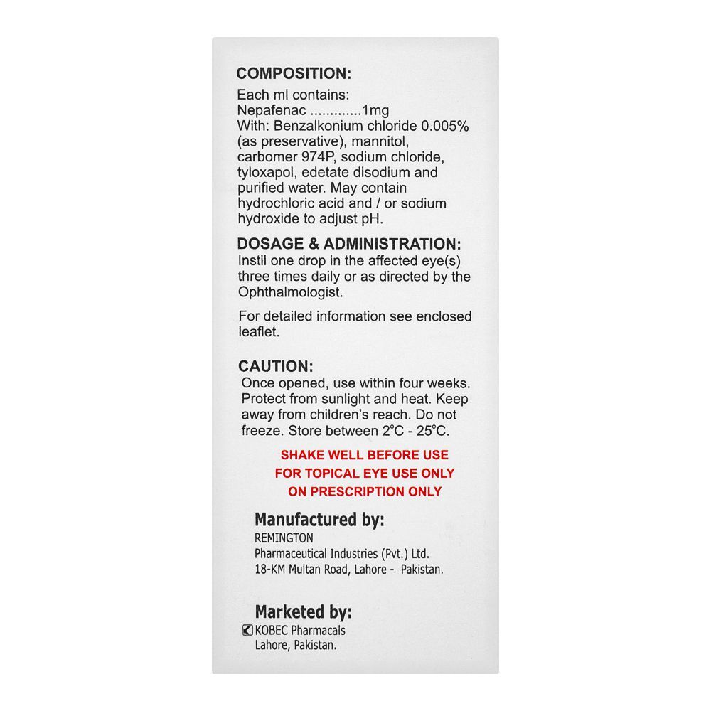 Buy Kobec Pharma Nepanac Eye Drops, 5ml Online at Special Price in ...