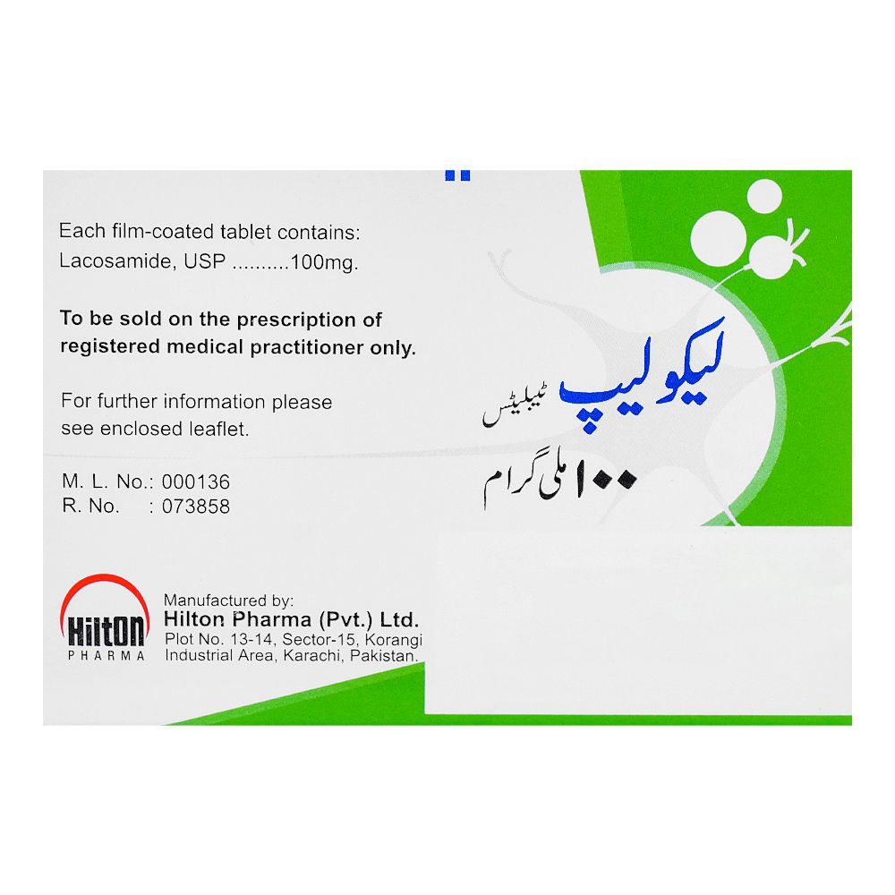Purchase Hilton Pharma Lacolep Tablet, 100mg, 14-Pack Online at Best ...