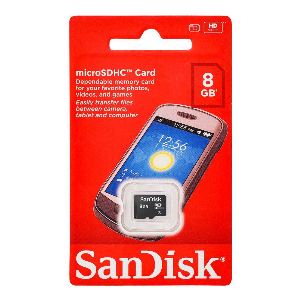 Purchase Sandisk Micro SDHC Card Class 4 Memory Card, 8GB, SDSDQM-008G ...