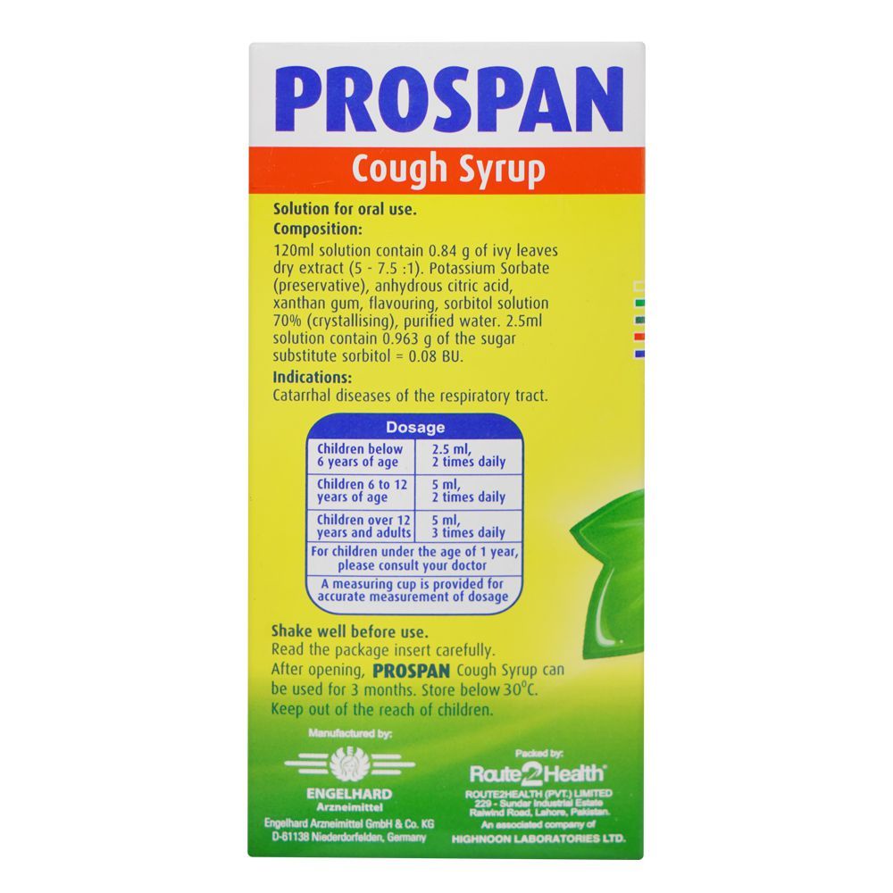Order Prospan Cough Syrup, 120ml Online at Special Price in Pakistan ...
