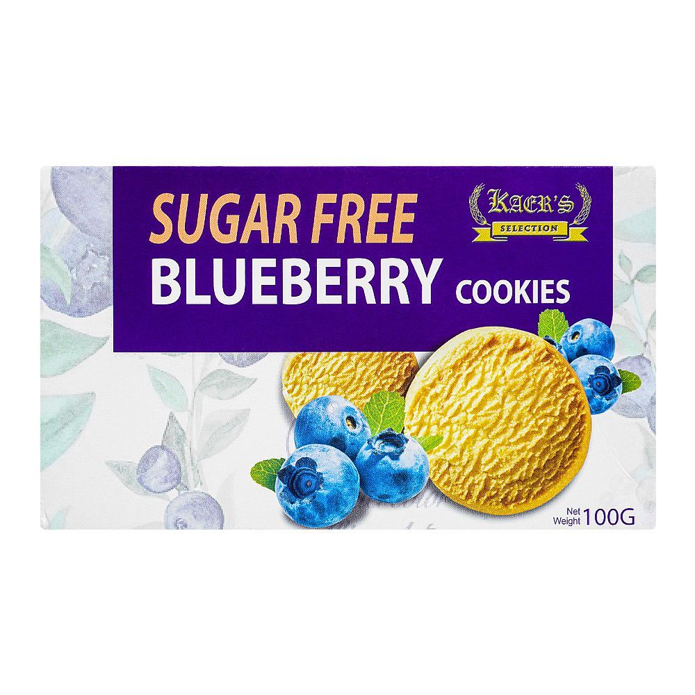 Purchase Kaers Selection Sugar-Free Blueberry Cookies, 100g Online at ...