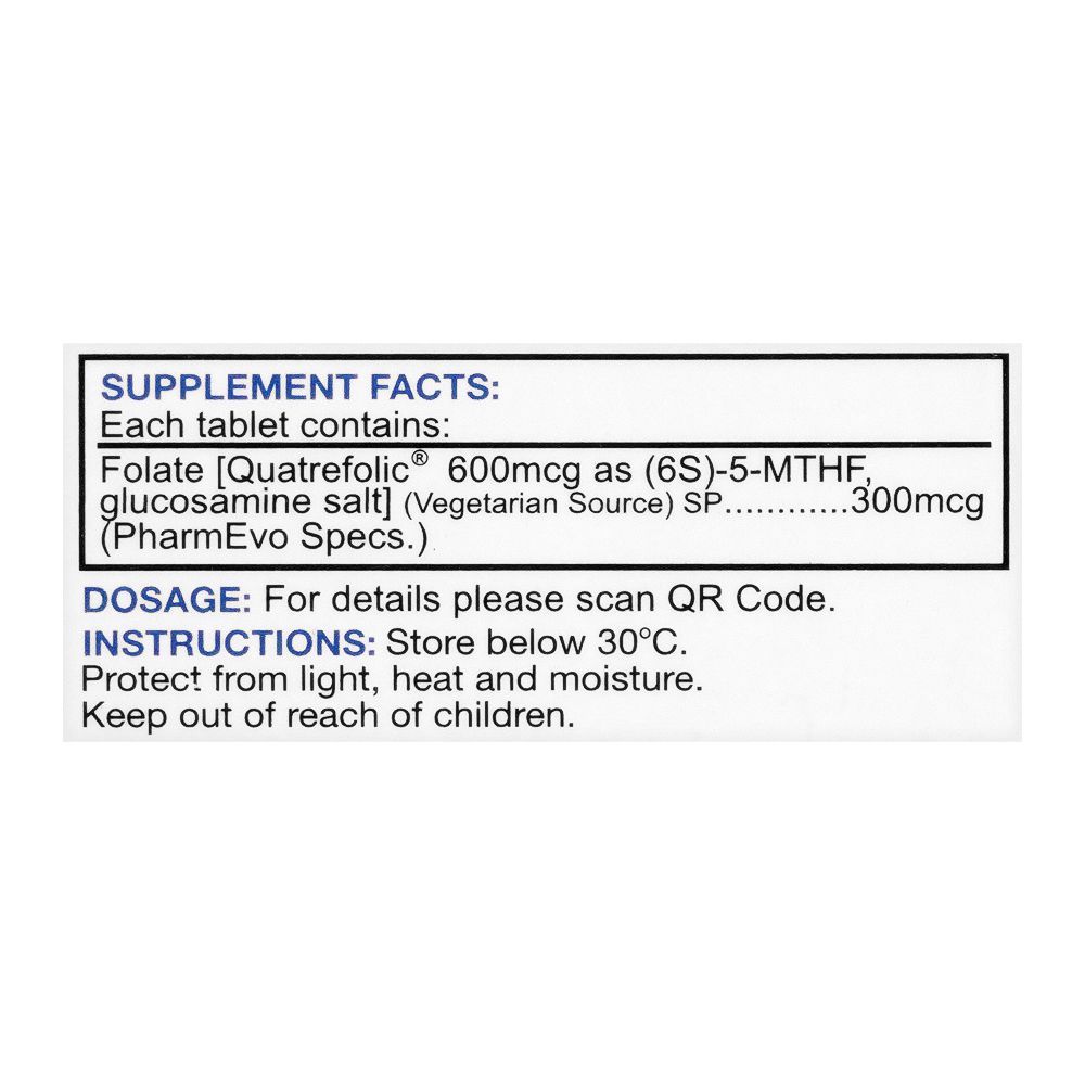 Purchase PharmEvo Ad Folic Tablet, 300mcg, 30-Pack Online at Special ...