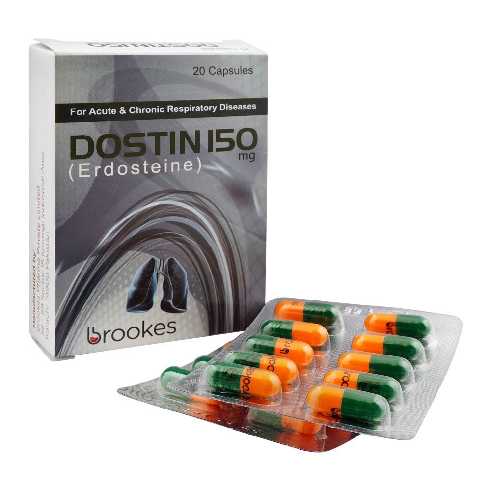 Order Brookes Pharma Dostin Capsule, 150mg, 20-Pack Online at Special ...