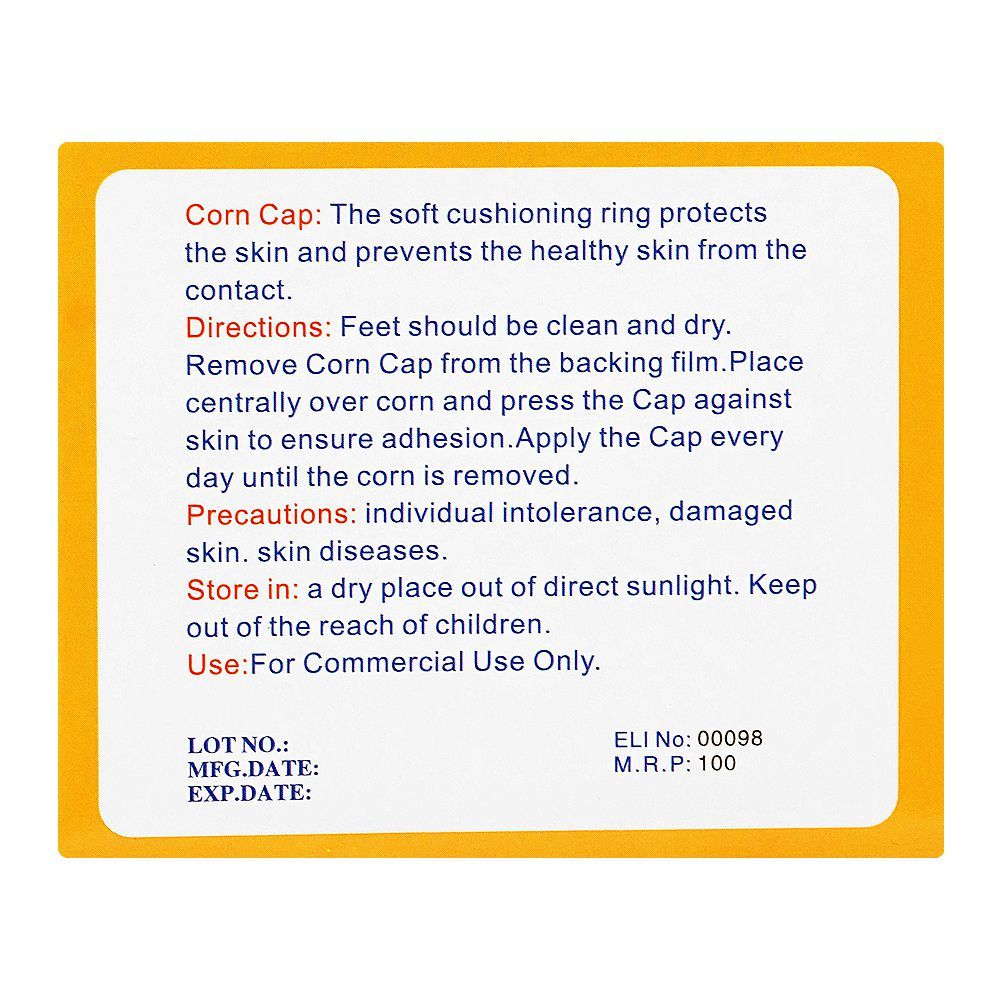 Medicare Corn Cap, 5-Pack