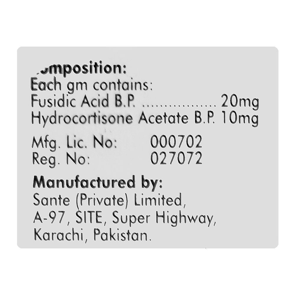 Sante Pharma Fusac-H Cream, 5gm