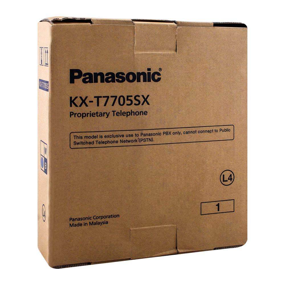 Order Panasonic Corded Landline Phone With Caller ID, Black, KX-T7705SX Online at Special Price ...