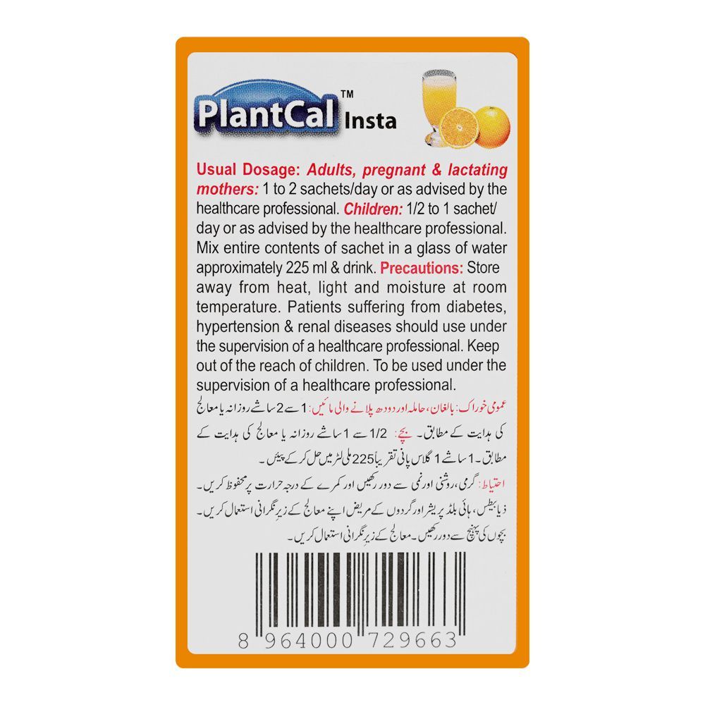 Wilson's Healthcare Plantcal Insta Sachets, 10-Pack