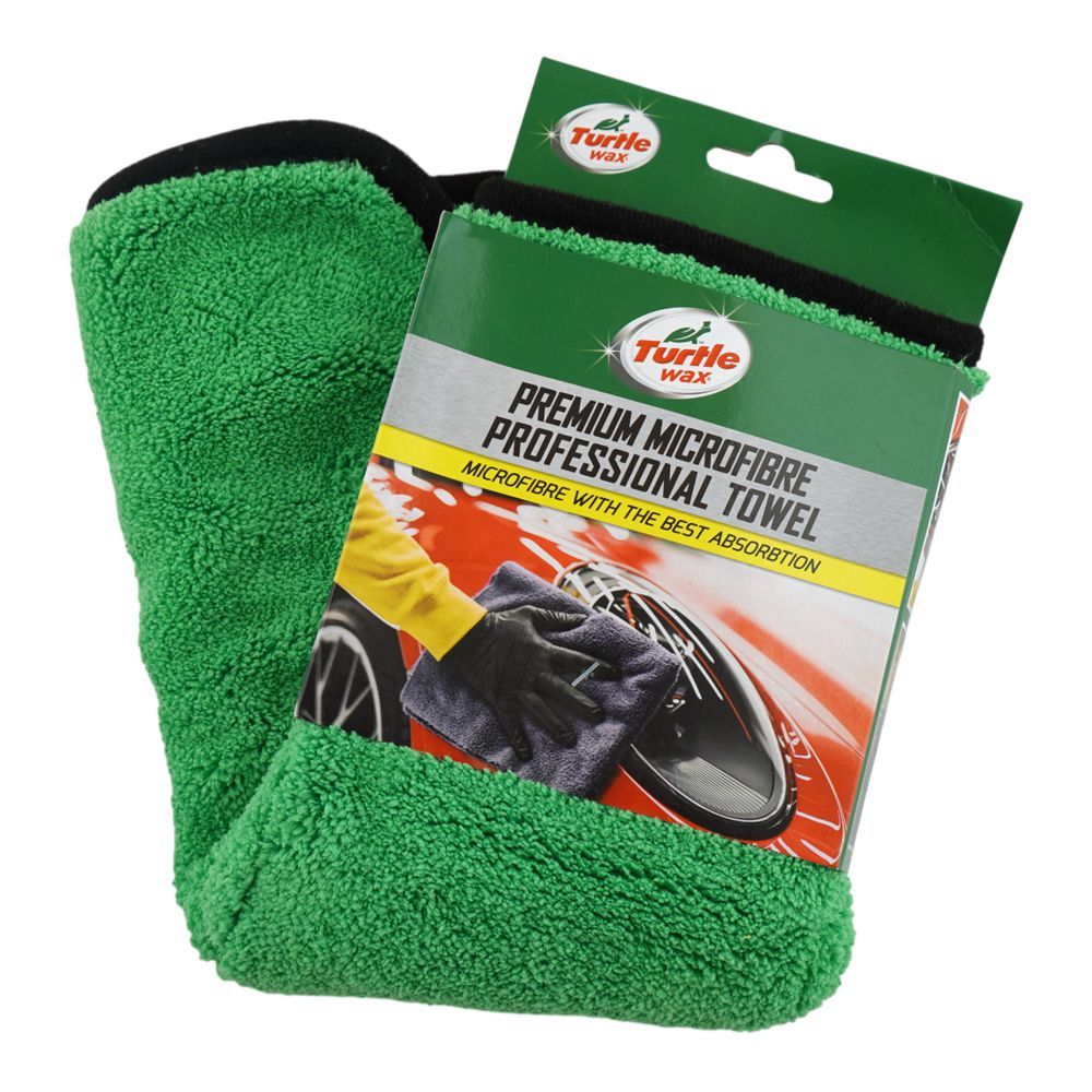 Turtle Wax Premium Microfiber Professional Towel, 15.7 X 15.7 Inches