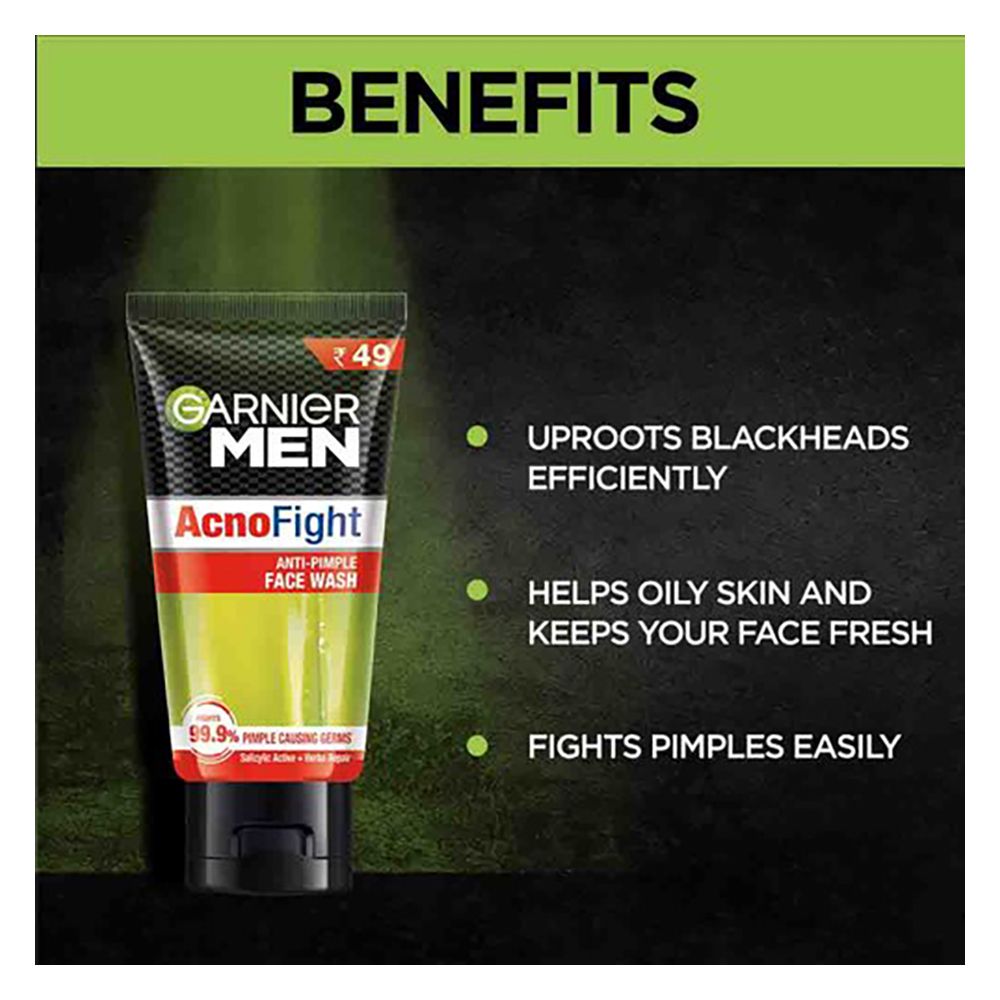 Purchase Garnier Men Acno Fight Anti-Pimple Face Wash 100g Online at Best Price in Pakistan ...