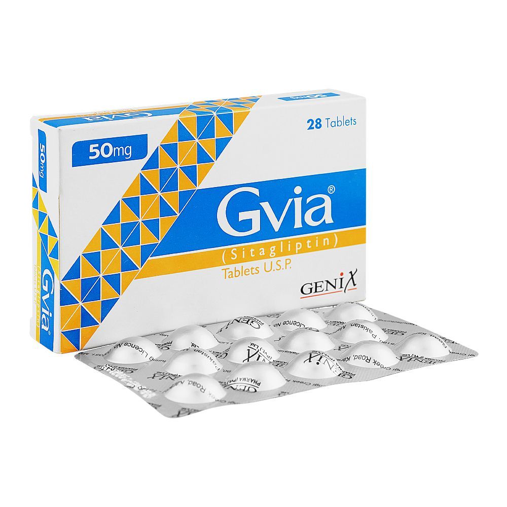 Genix Pharma Gvia Tablet, 50mg, 28-Pack