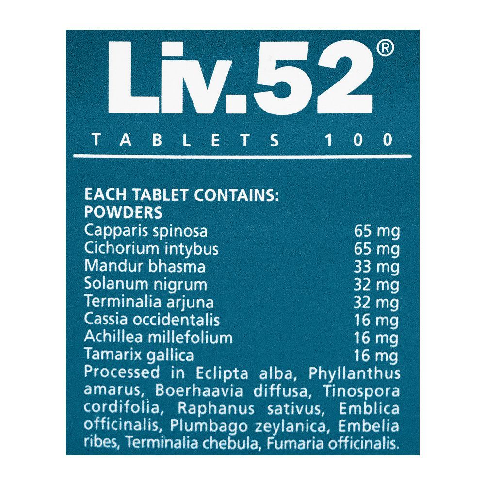 Buy Highnoon Laboratories Himalaya Liv. 52 Tablet, 100-Pack Online at ...
