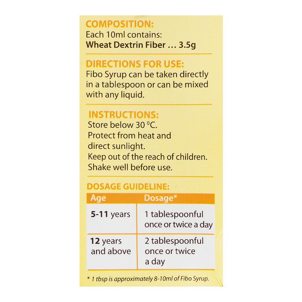 Purchase Hinucon Fibo Syrup, 120ml Online at Special Price in Pakistan ...