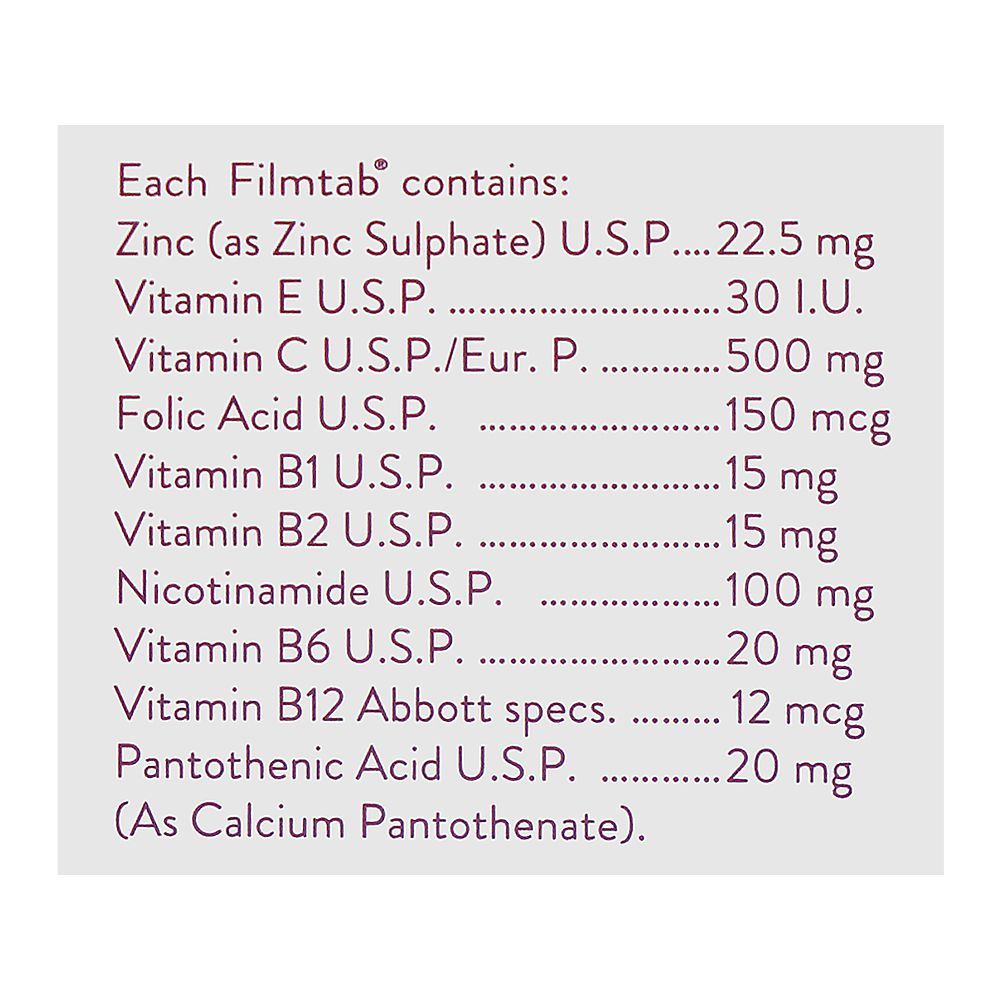 Abbott Surbex Z Tablet, 60-Pack