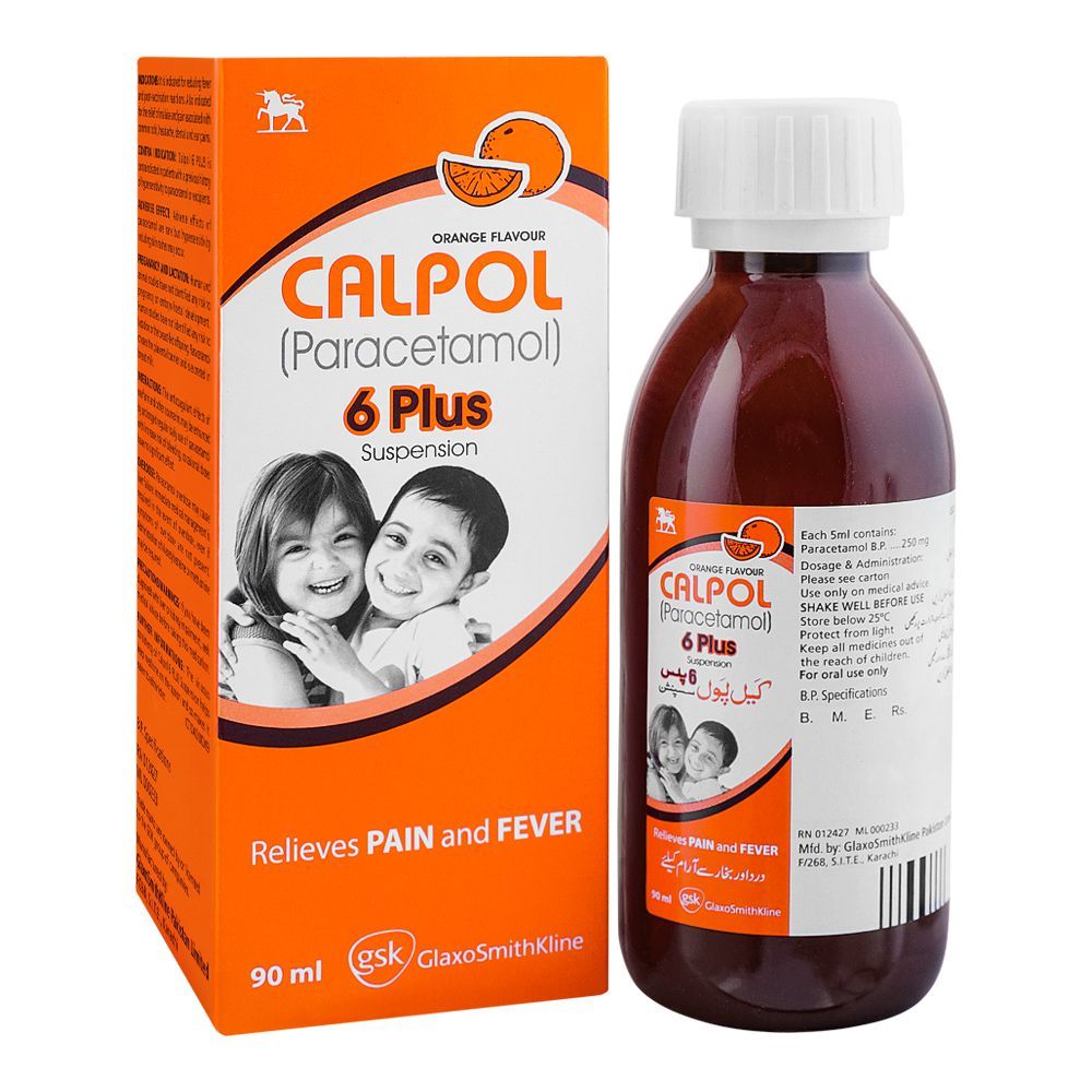 Order GSK Calpol 6 Plus Syrup, 90ml Online at Special Price in Pakistan ...