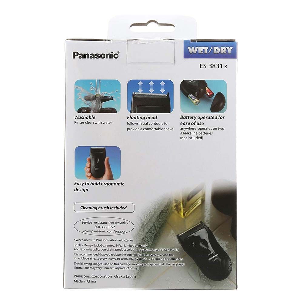 Order Panasonic Wet/Dry Washable Electric Travel Shaver ES3831-K Online ...
