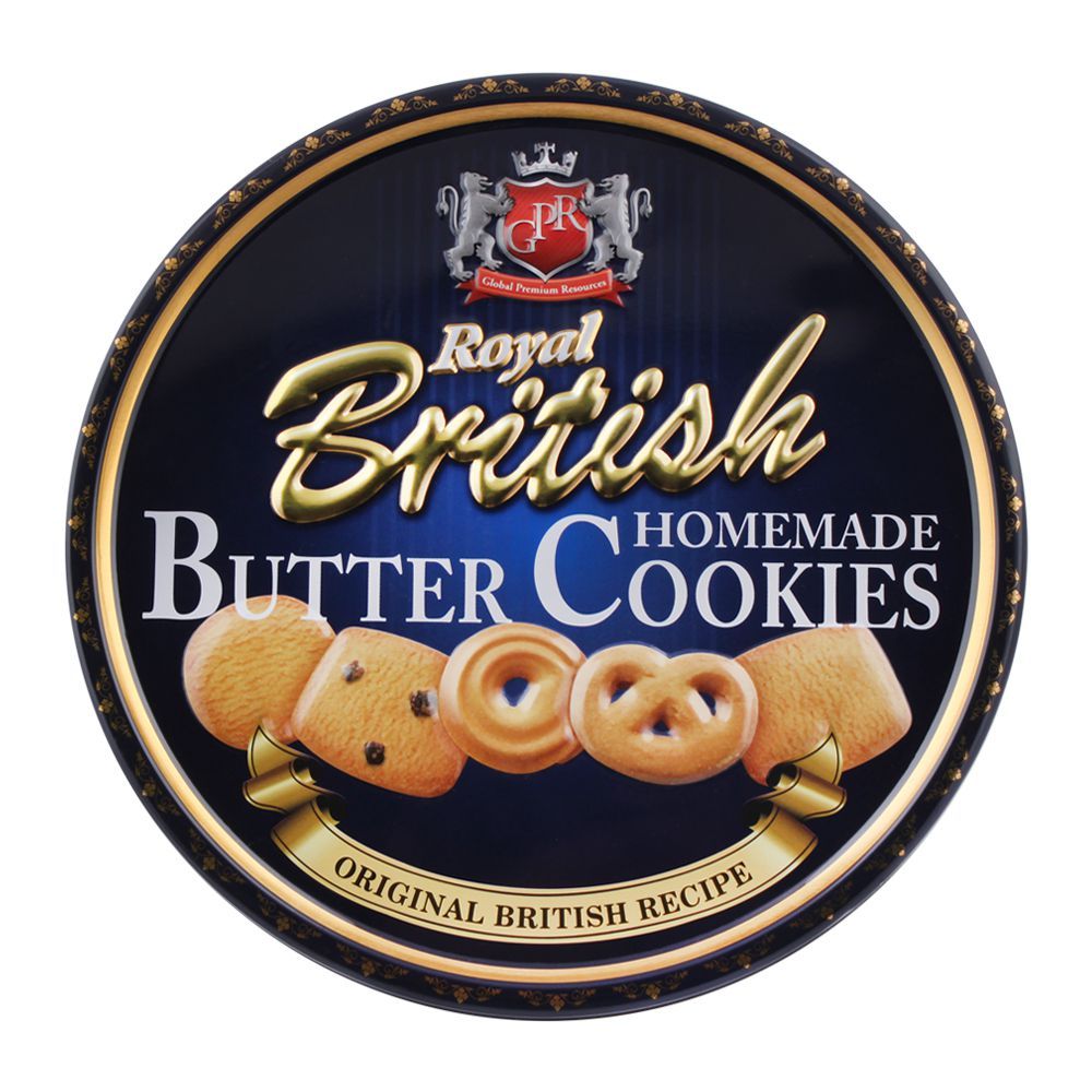 Order Royal British Home Made Butter Cookies, Tin, 340g Online at ...