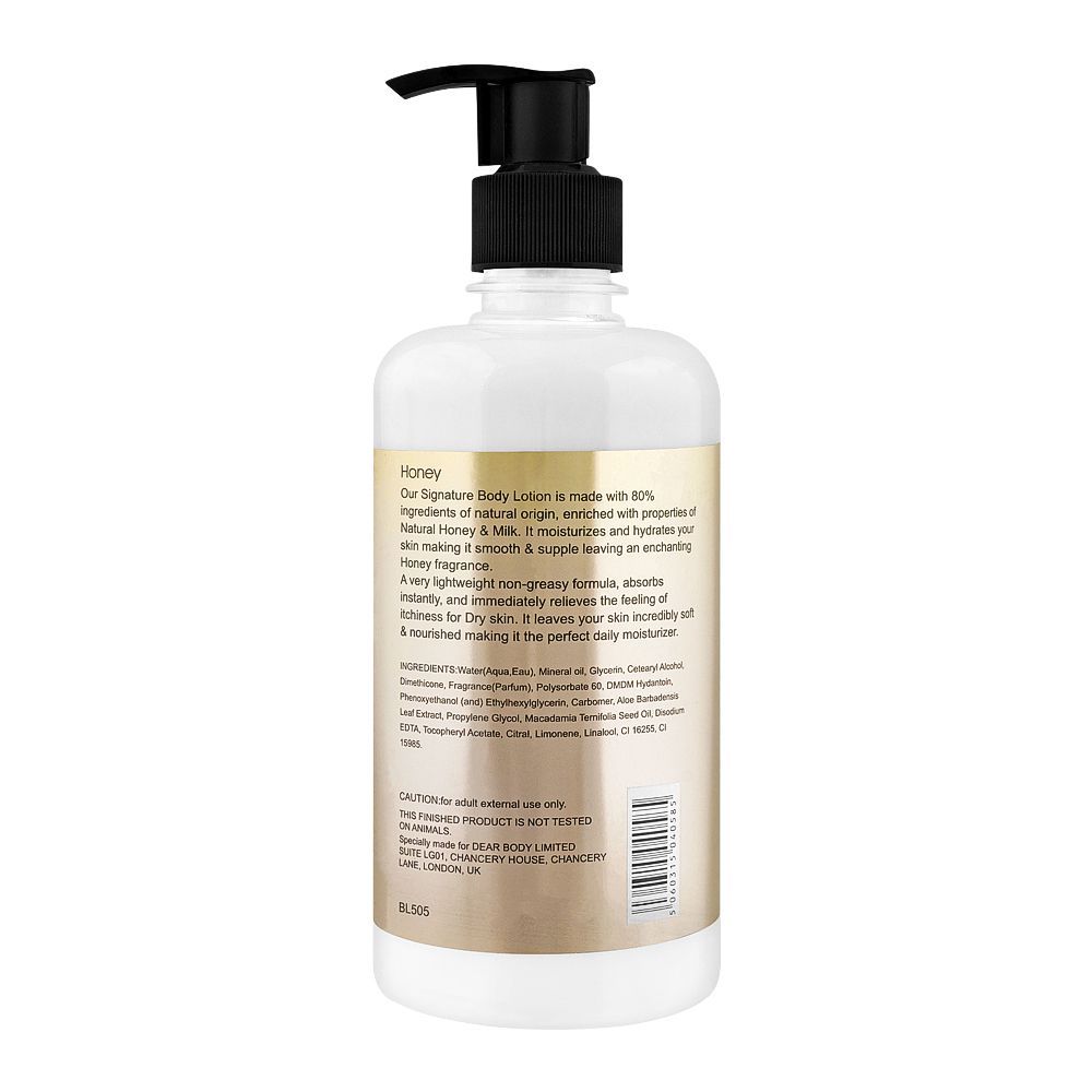 Purchase Body Luxuries Honey Body Lotion, For Dry Skin, 500ml Online at Special Price in ...