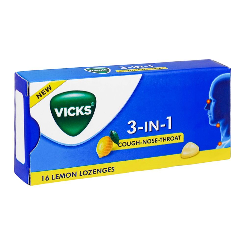 Buy Vicks 3 IN 1 Lemon Lozenges, 16-Pack Online at Special Price in ...