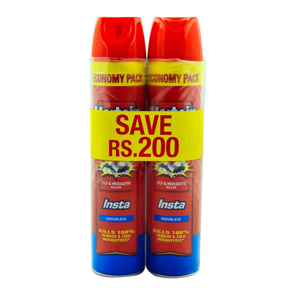 Buy Mortein Bundle Insta Fly & Mosquito Spray 2x600ml Save Rs. 200 ...
