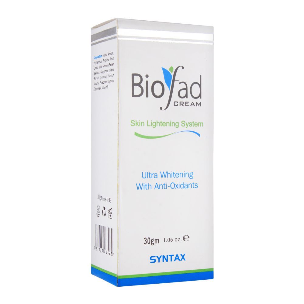 Purchase Biofad Skin Lightening System Cream, Ultra Whitening With Anti ...