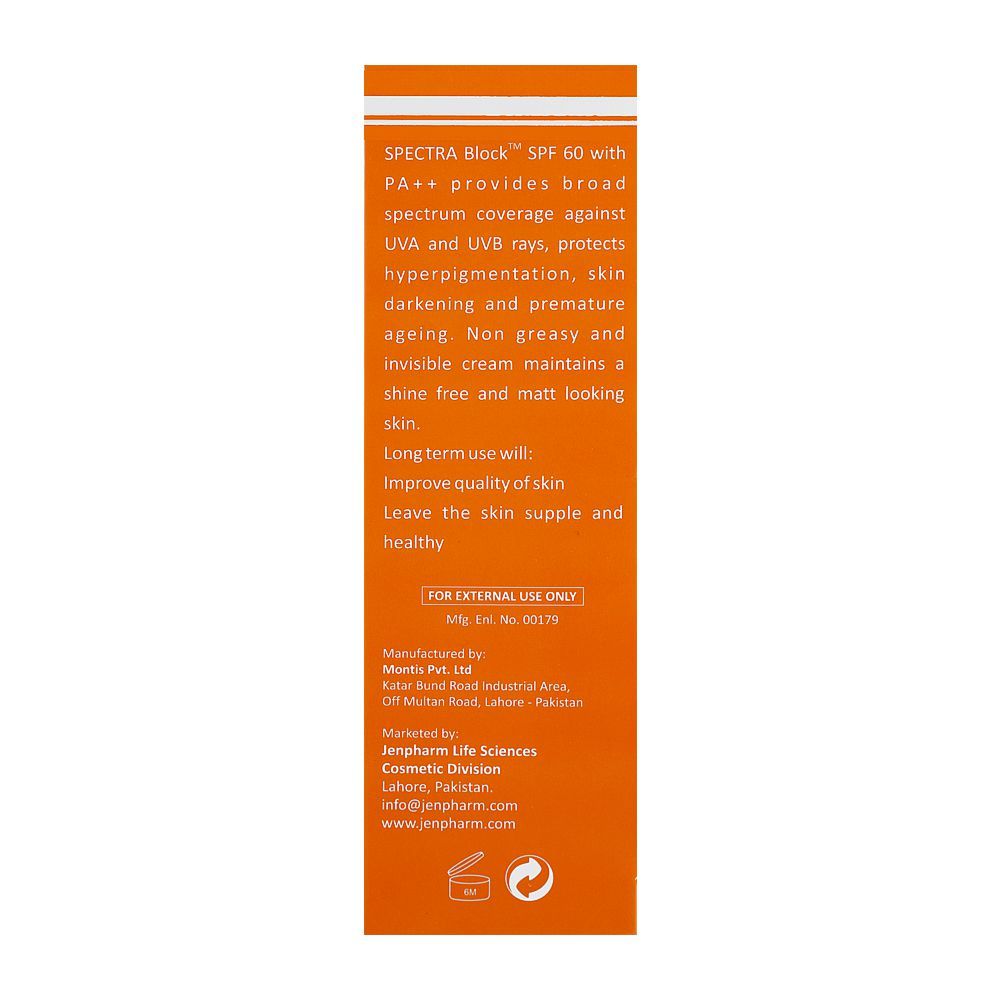 Purchase Jen Pharm Spectra Block SPF-60, 40g Online at Special Price in ...