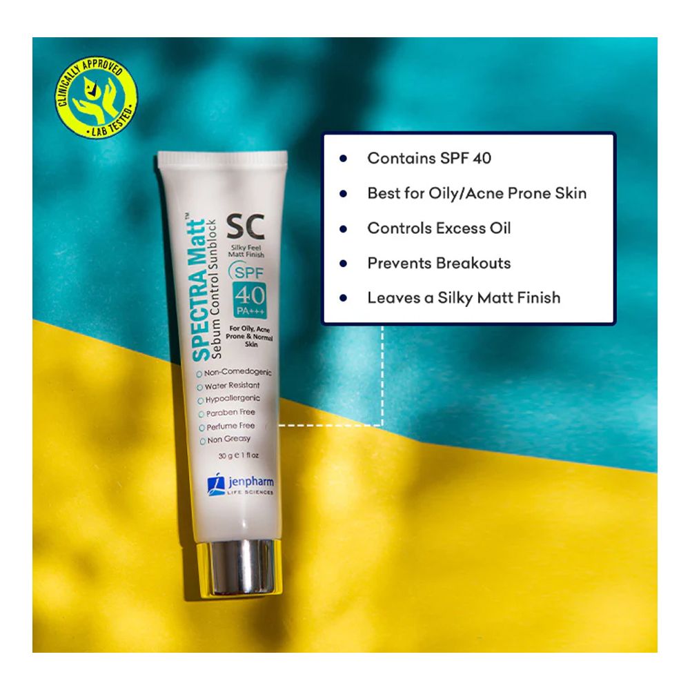 Order Jen Pharm Spectra Matt Sunblock SPF-40, For Oily/Acne Prone ...