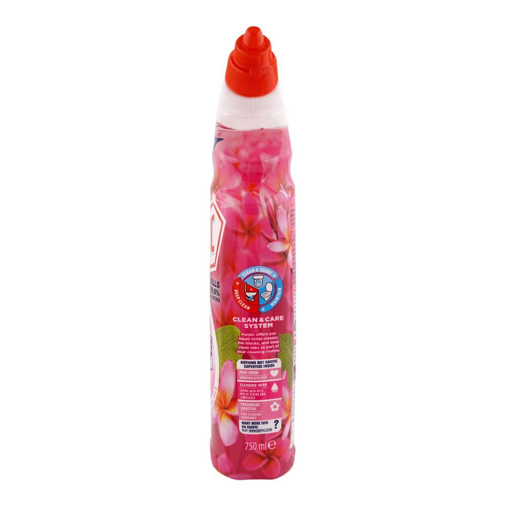 Harpic Active Fresh Pink Blossom Cleaning Gel, 750ml