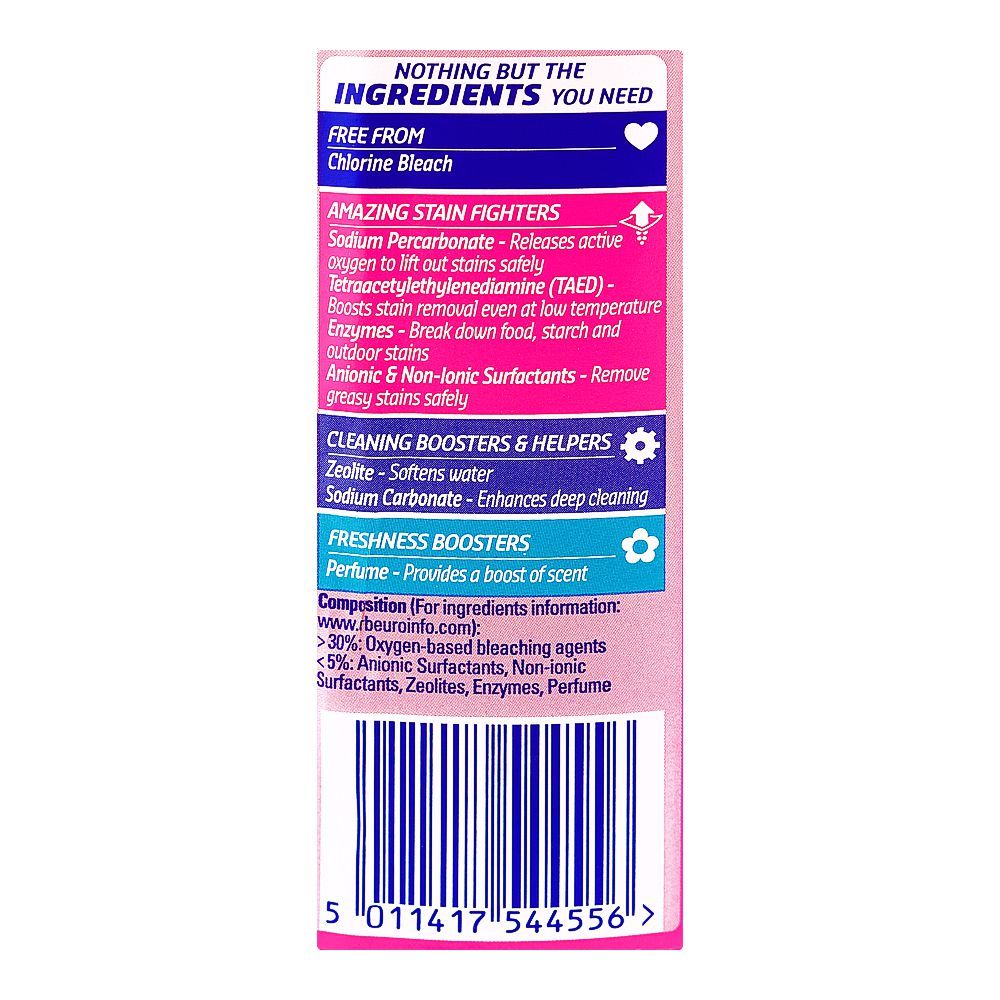 Vanish Oxi Action Color Safe Fabric Stain Remover, 1kg