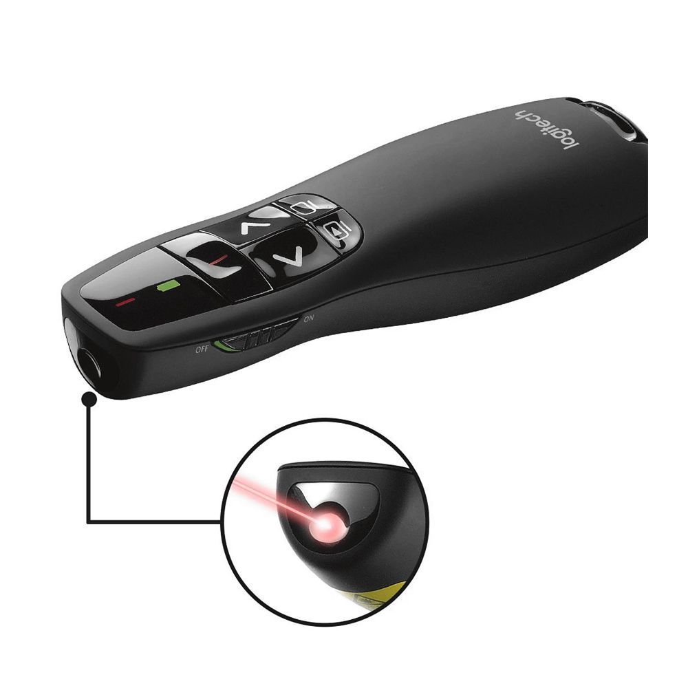 Buy Logitech Laser Presentation Remote, Black, R400 Online at Best ...