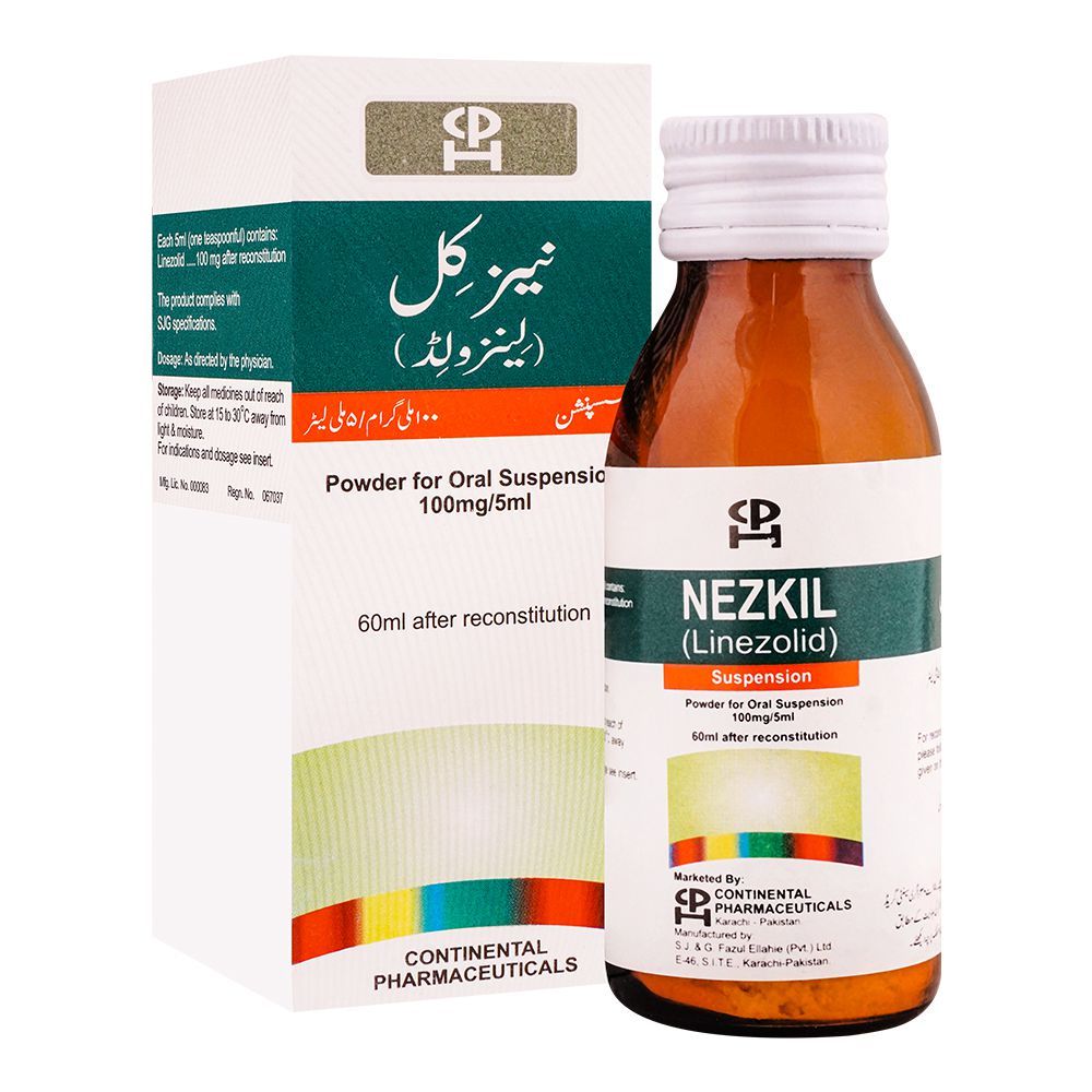 Purchase Continental Pharmaceuticals Nezkil Oral Suspension, 100mg/5ml ...