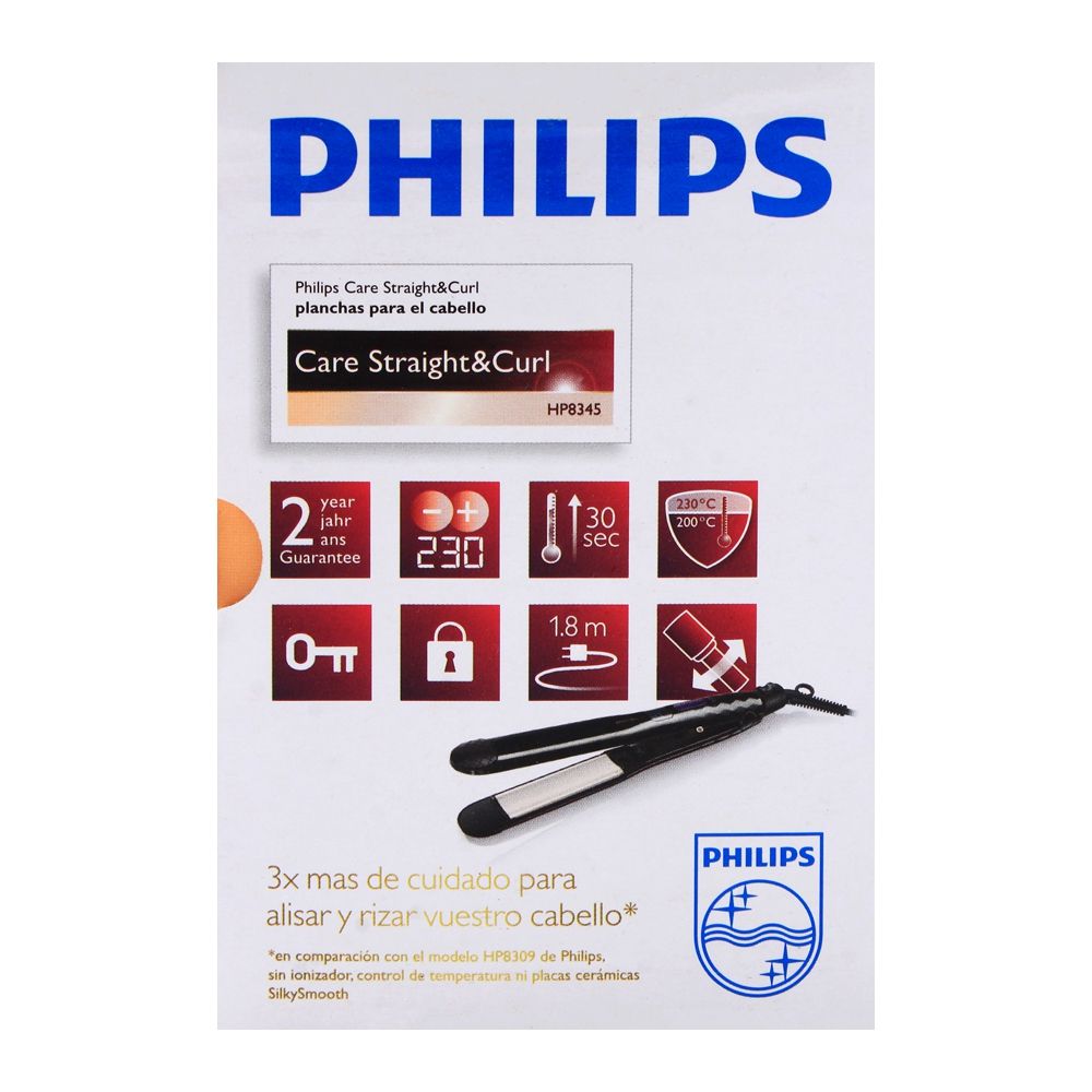 Buy Philips Care Straight & Curl Hair Straightener HP8345 Online at ...