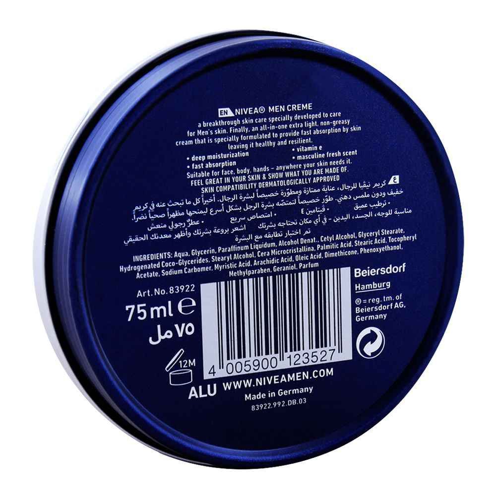 Order Nivea Men Cream 75ml Online at Special Price in Pakistan - Naheed.pk