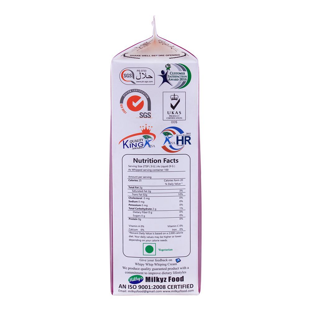 Purchase Whipy Whip Whipping Cream 1 KG Online at Special Price in ...