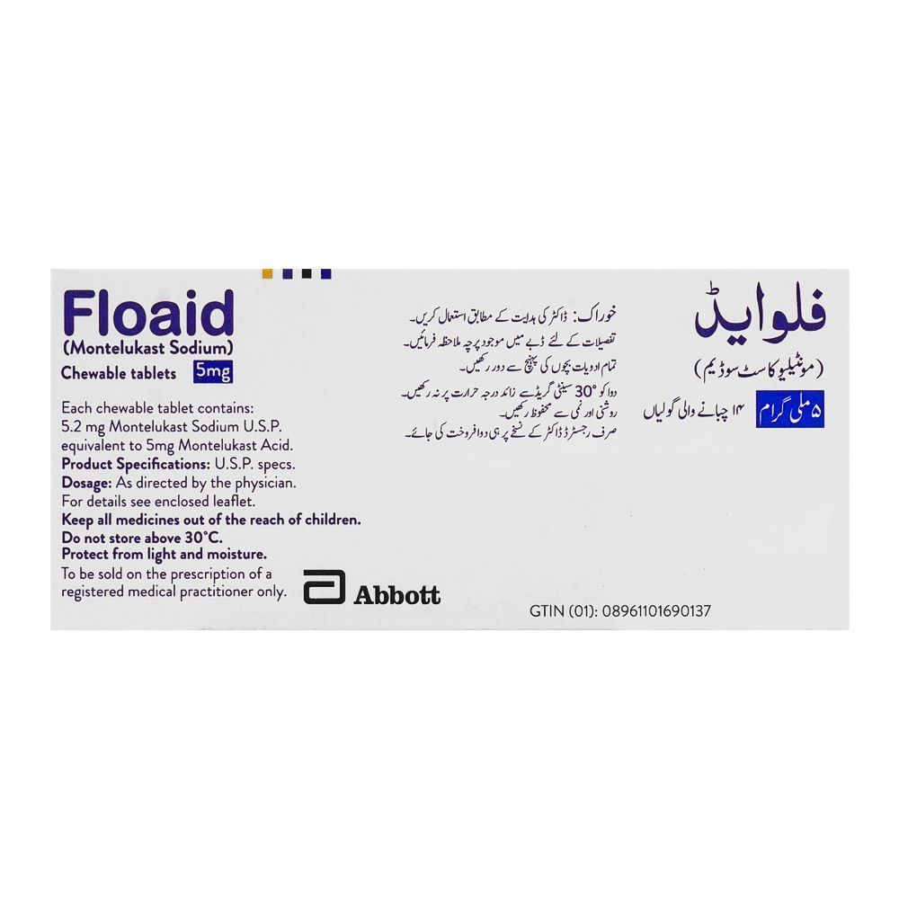 Order Abbott Floaid Tablet, 5mg, 14-Pack Online at Special Price in ...