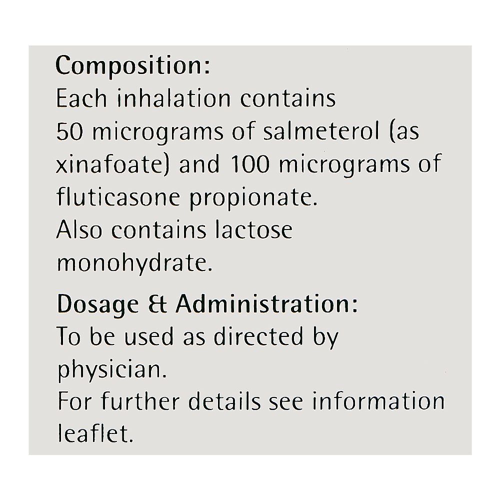GSK Seretide Diskus, 50/100mg, 60-Doses