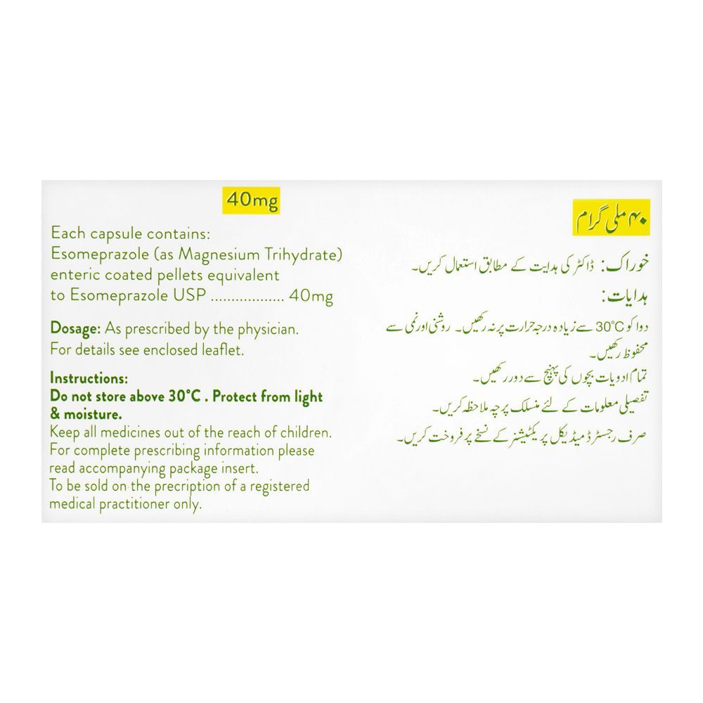 Buy Abbott Ezomol Capsule, 40mg, 14-Pack Online at Best Price in ...
