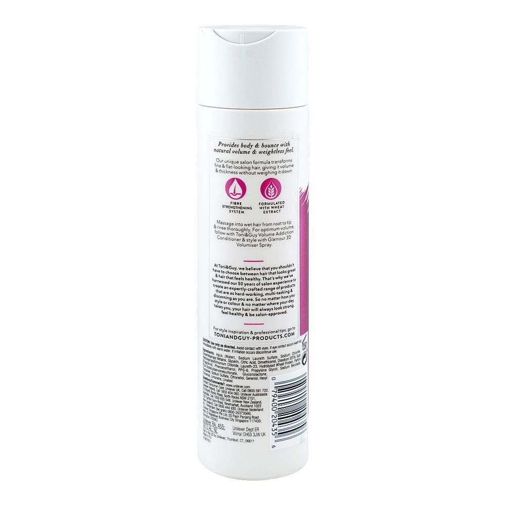 Toni & Guy Volume Addiction Fine Hair Shampoo, For Thin & Dull Hair, 250ml