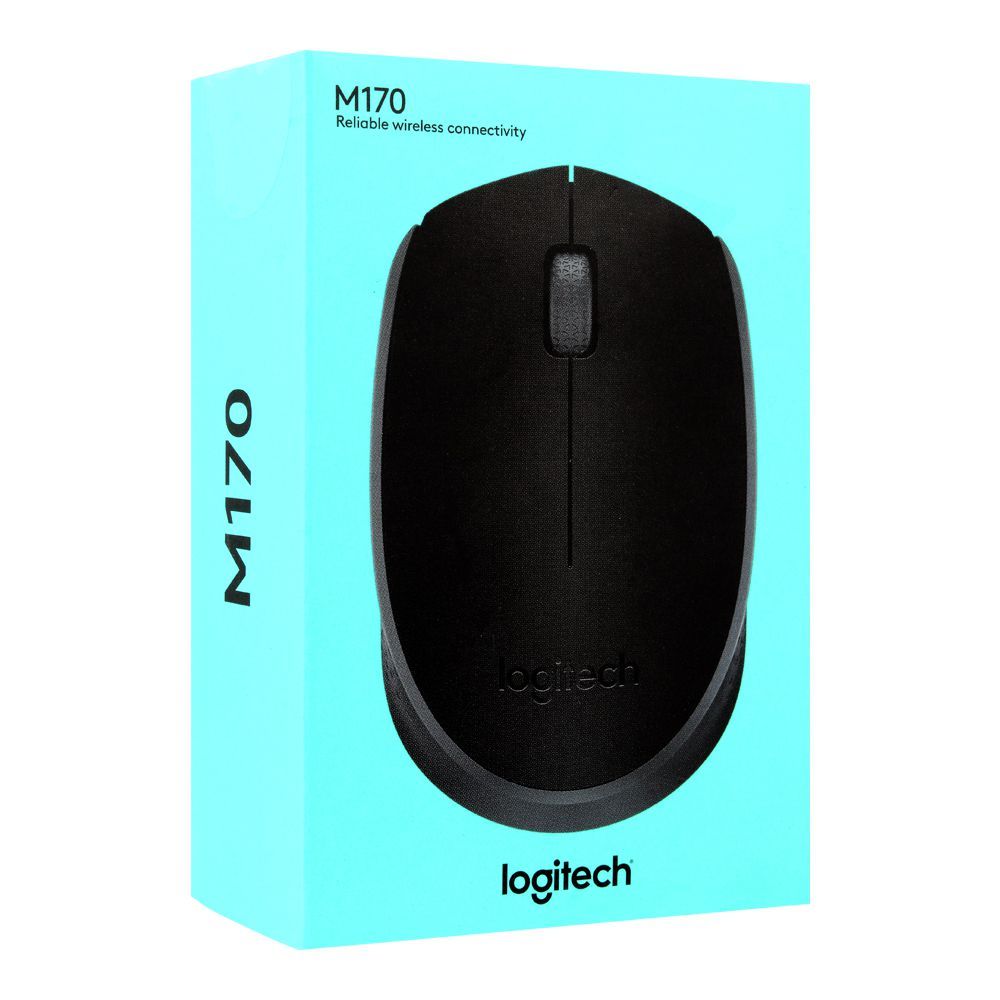 Buy Logitech Wireless Mouse, Black, M170 Online at Special Price in ...