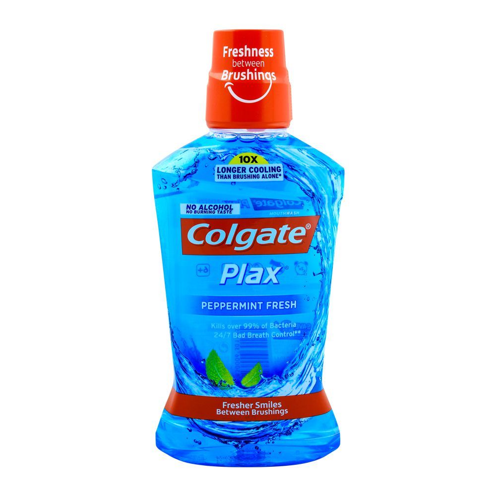 Purchase Colgate Plax Peppermint Fresh Mouthwash 500ml Online at ...