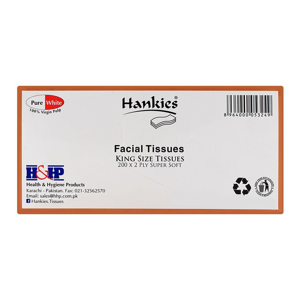 Purchase Hankies Premium Facial Tissue 200x2 Ply Online at Special ...