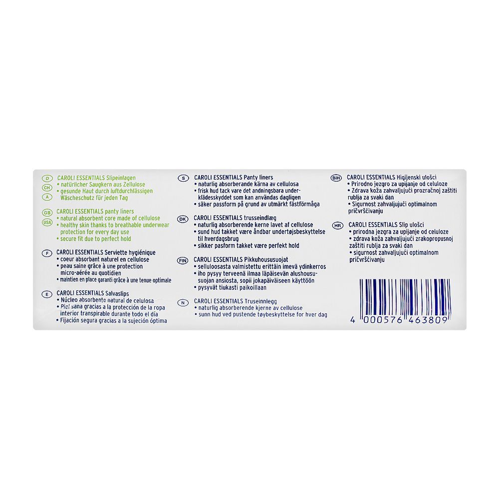 Buy Caroli Essentials Classic Panty Liners 30-Pack Online at Special ...
