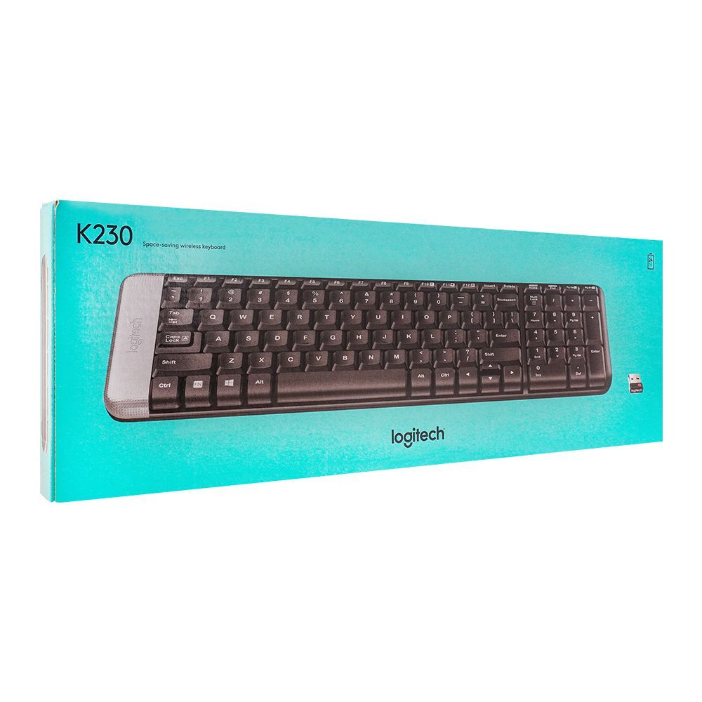 Order Logitech Space-Saving Wireless Keyboard, K230, 920-003357 Online ...