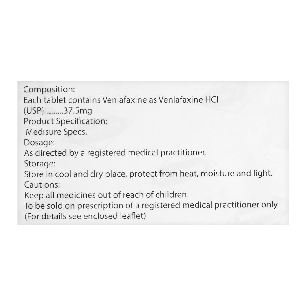 Buy Medisure Laboratories Venice Tablet, 37.5mg, 20-Pack Online at Best ...