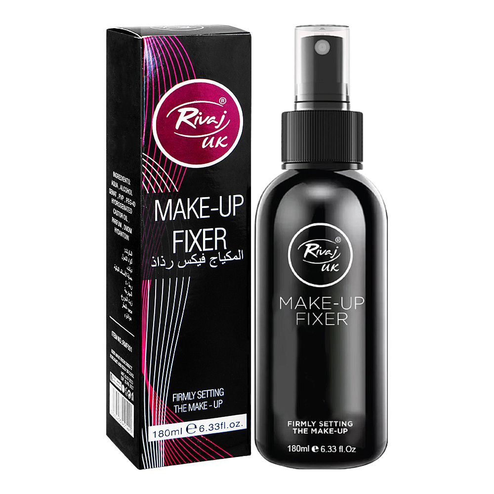 Buy Rivaj UK Make Up Fixer Setting Spray, 180ml Online at Best Price in ...