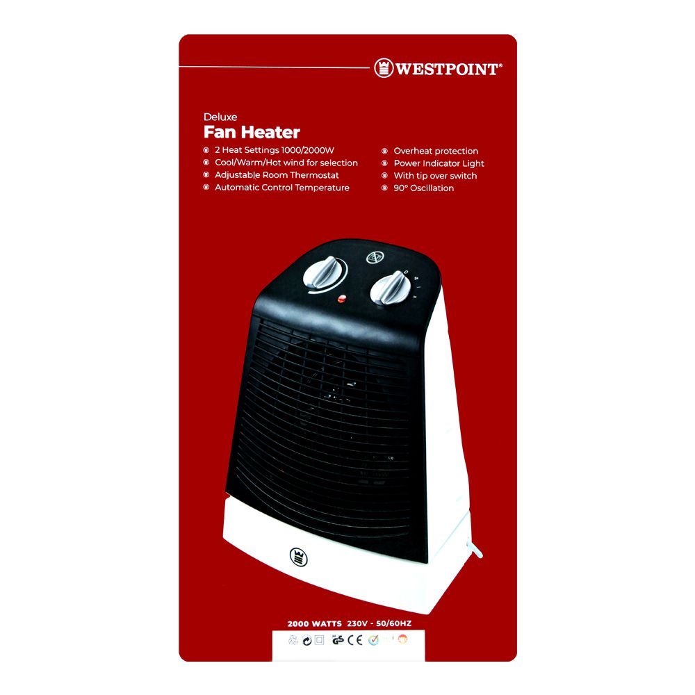 Order West Point Deluxe Fan Heater, 1000W, WF-5147 Online at Best Price ...
