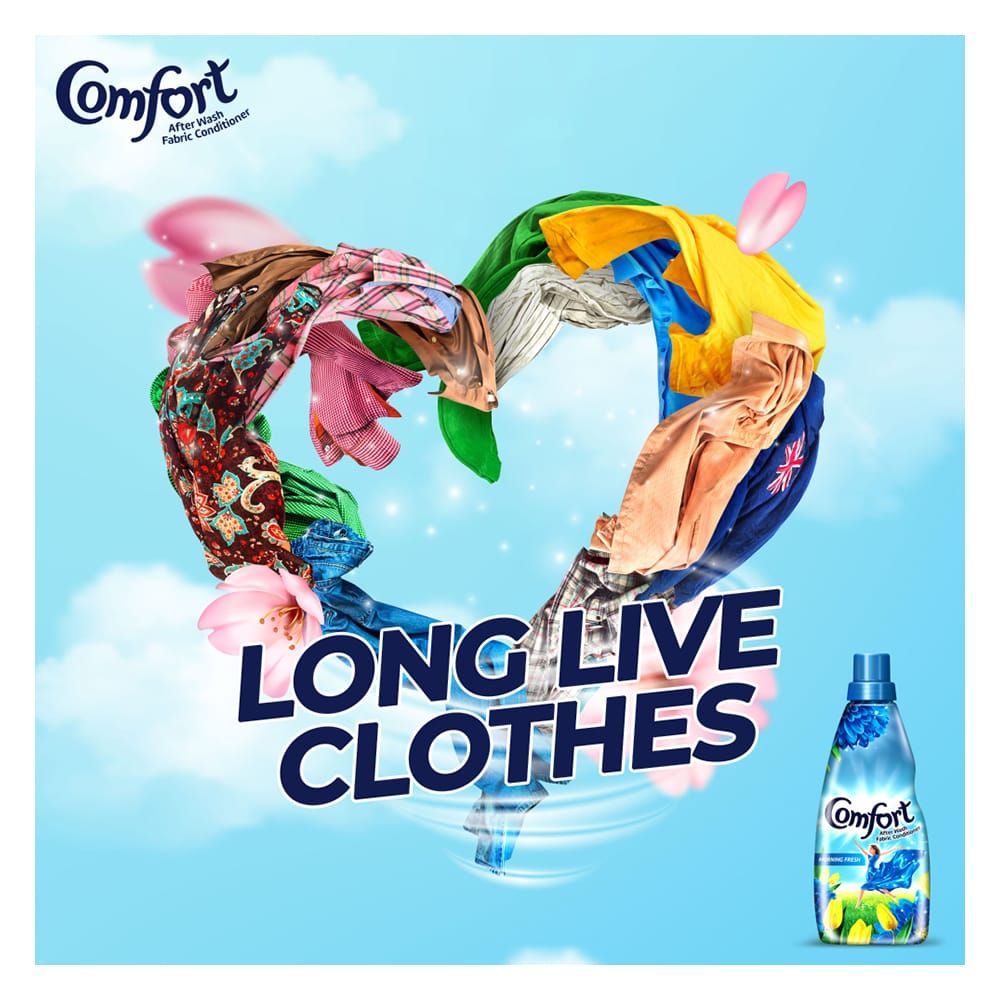Purchase Comfort Morning Fresh Fabric Conditioner 400ml Pouch Online at ...