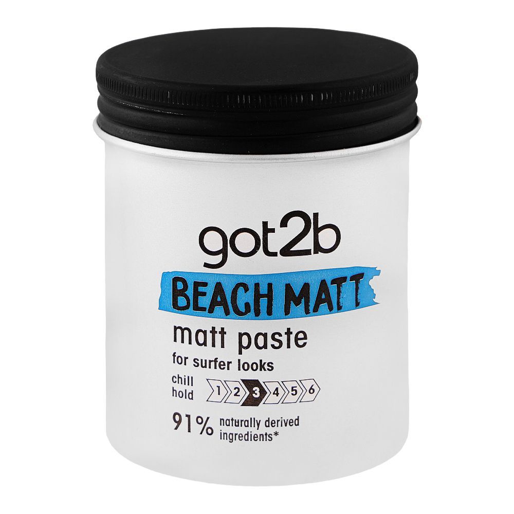 Schwarzkopf Got2b Beach Matt Surfer Look Hair Styling Paste, 100ml
